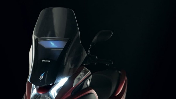 Samsung Designs Smart Windshield Specifically for Motorcycles | Design ...