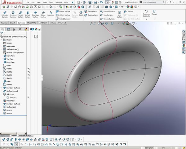 Solidworks Surfacing Training Week One Design Engine 